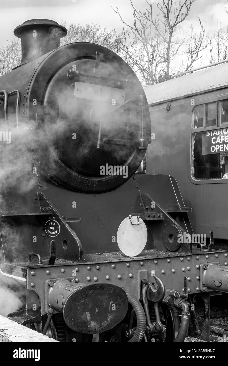 Railway wallpaper Black and White Stock Photos & Images - Alamy