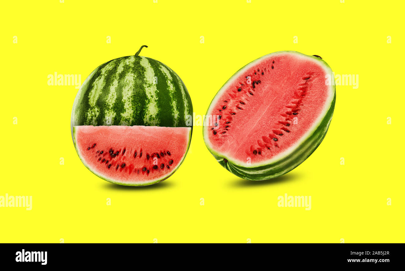 Juicy watermelon cross section close up hi-res stock photography and ...