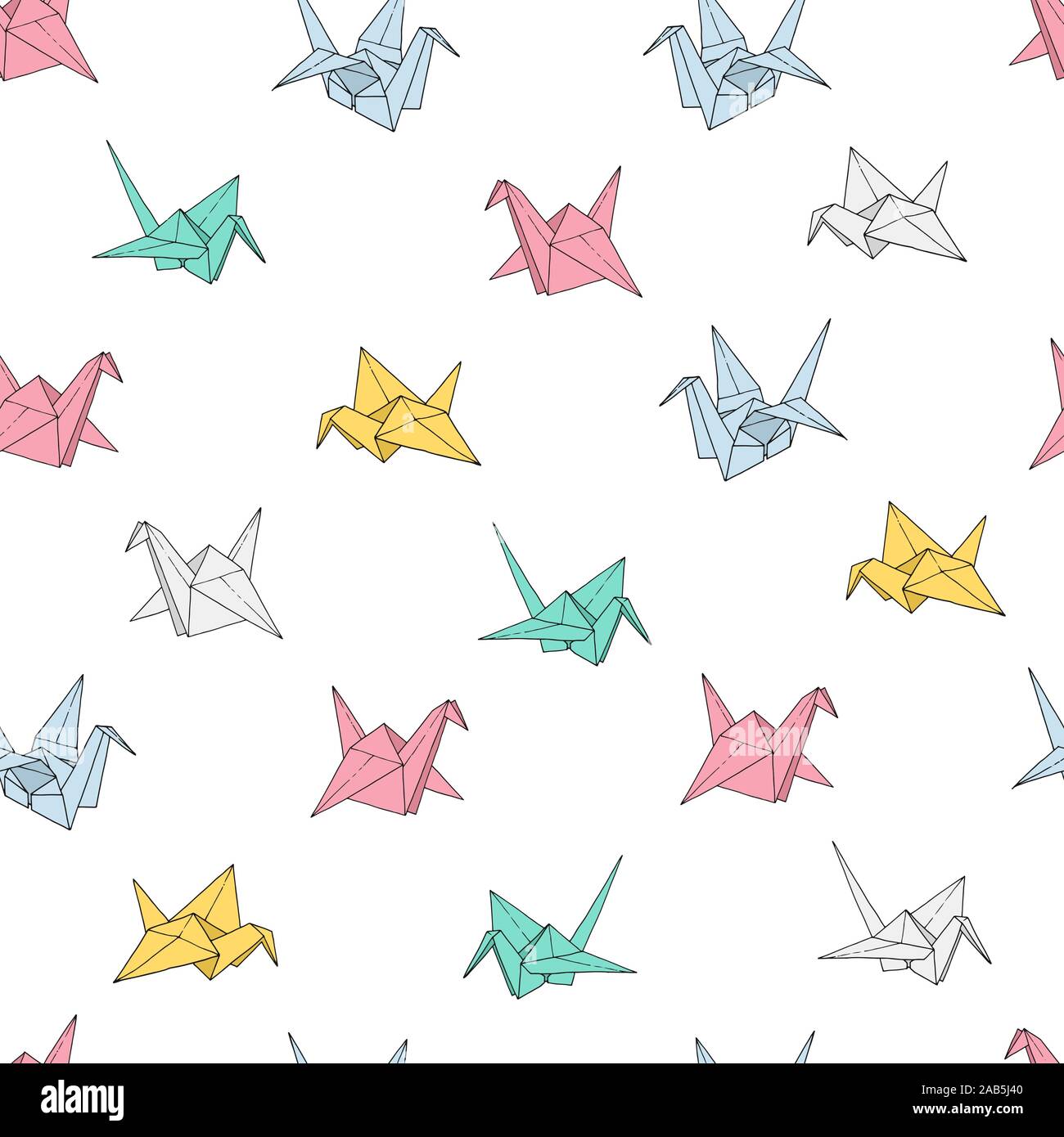 Origami Paper Background