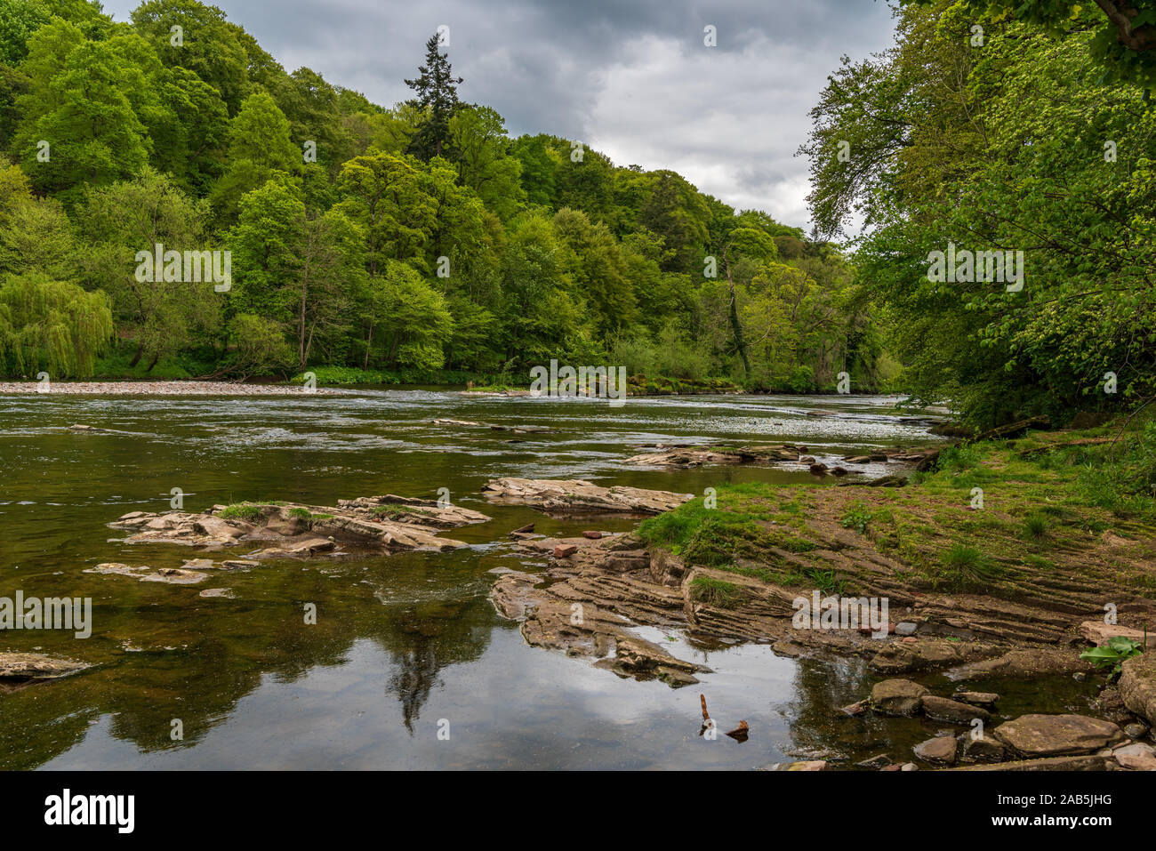 River eden at wetheral hi-res stock photography and images - Alamy