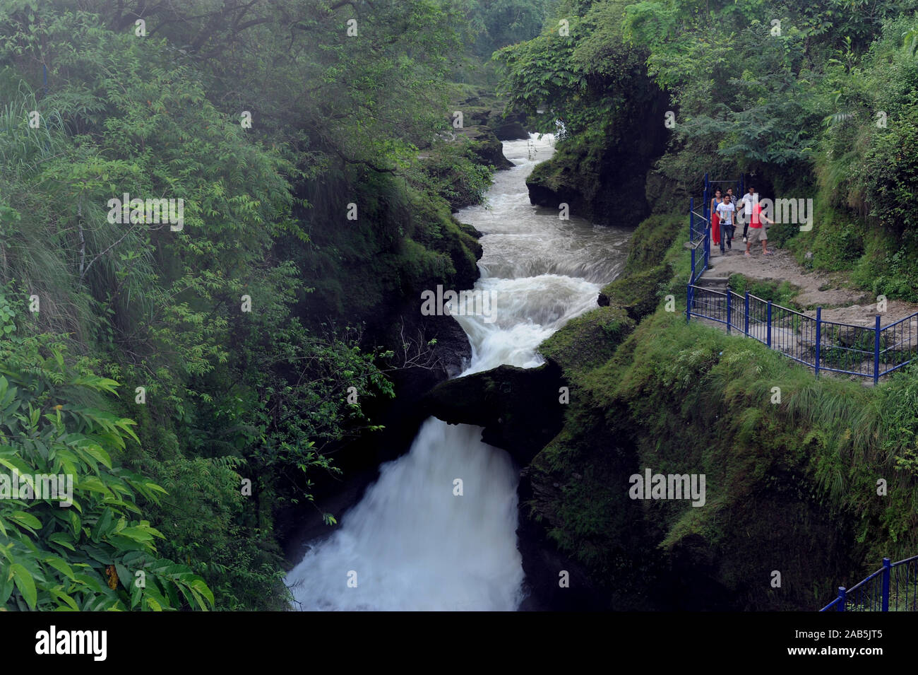 Davis Falls in Pokhara, Nepal. June 6, 2013 Stock Photo - Alamy