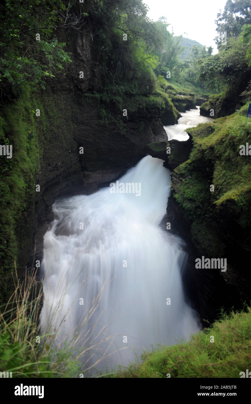Davis Falls in Pokhara, Nepal. June 6, 2013 Stock Photo - Alamy