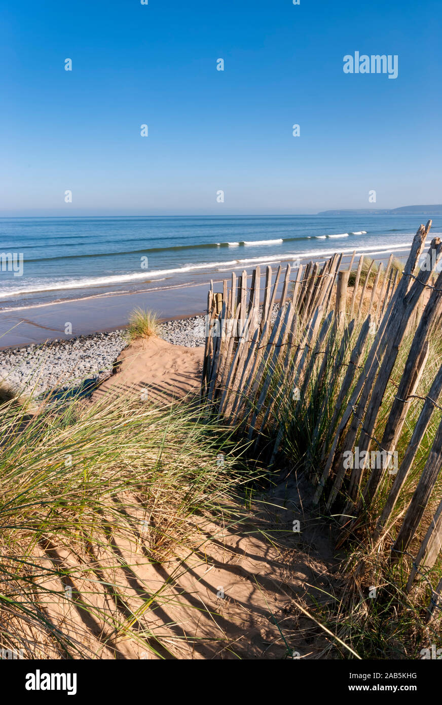 Sand Dunes at Northam Burrows.North Devon.UK Stock Photo - Alamy
