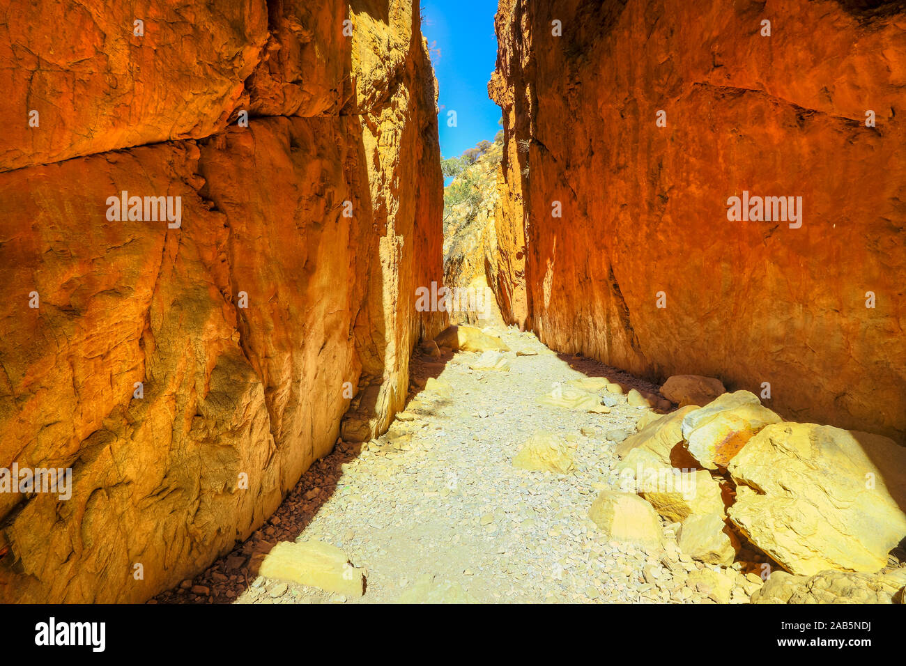 An iconic landmark in Central Australia: Standley Chasm in West ...