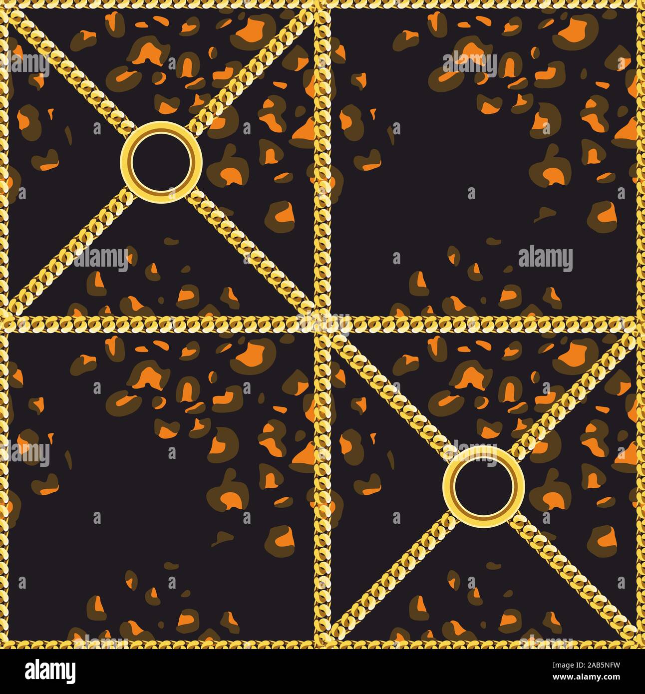 Leopard print jewelry Stock Vector Images - Alamy