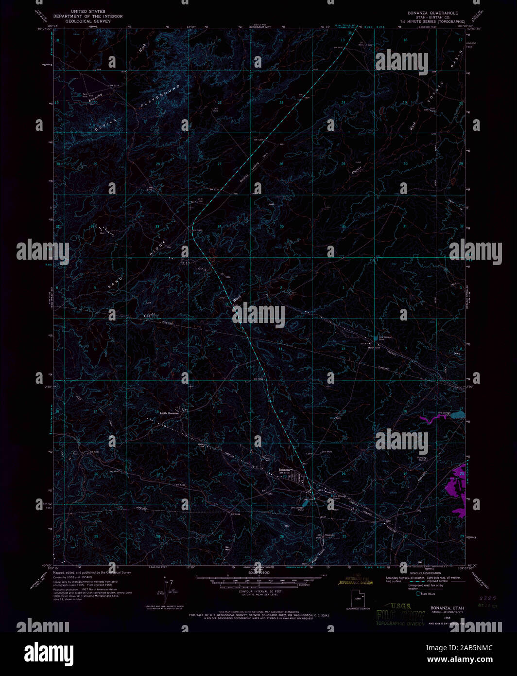 Map of bonanza hi-res stock photography and images - Alamy