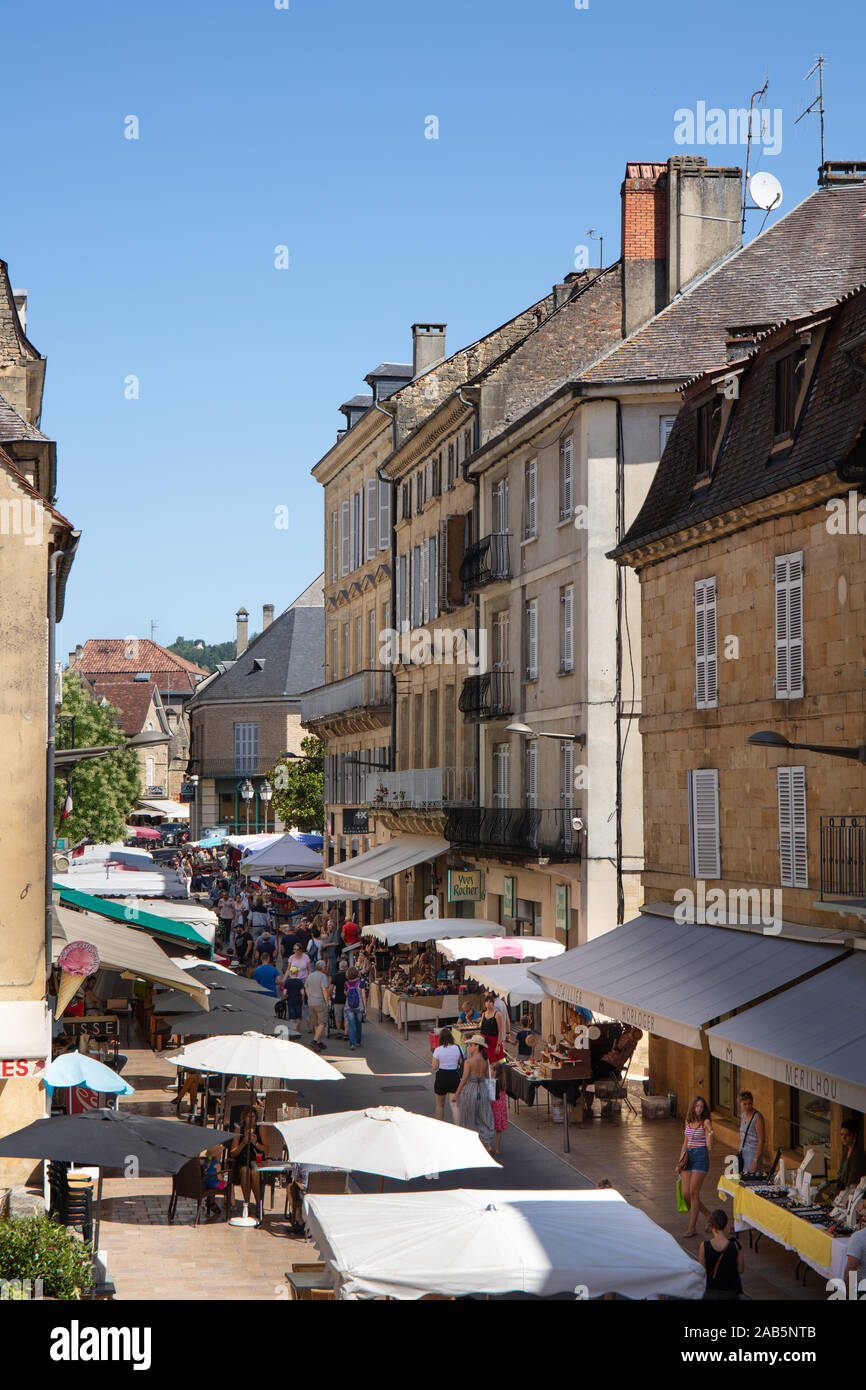 The Medieval Town of Sarlat in the Dordogne, France Stock Photo - Alamy
