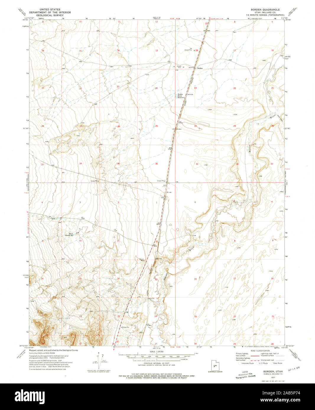 Borden map Cut Out Stock Images & Pictures - Alamy