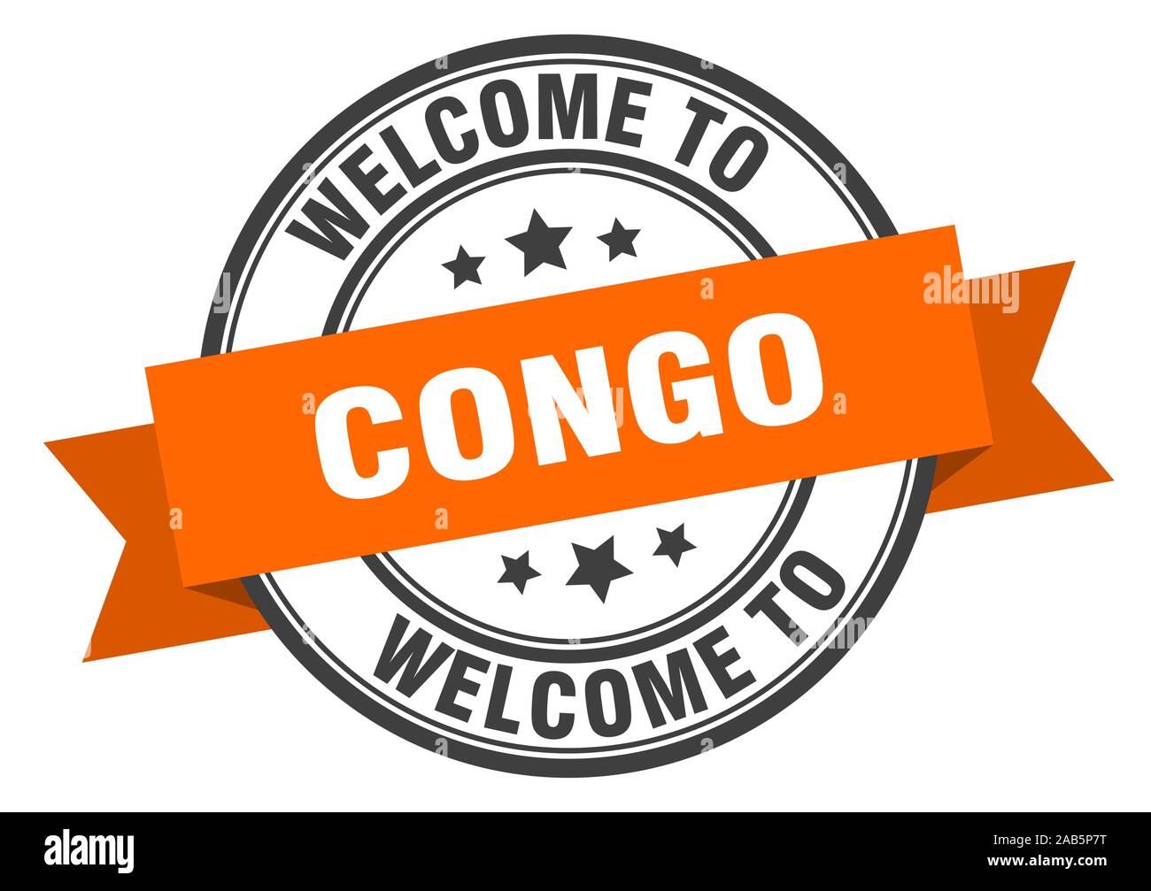 Congo stamp. welcome to Congo orange sign Stock Vector Image & Art - Alamy