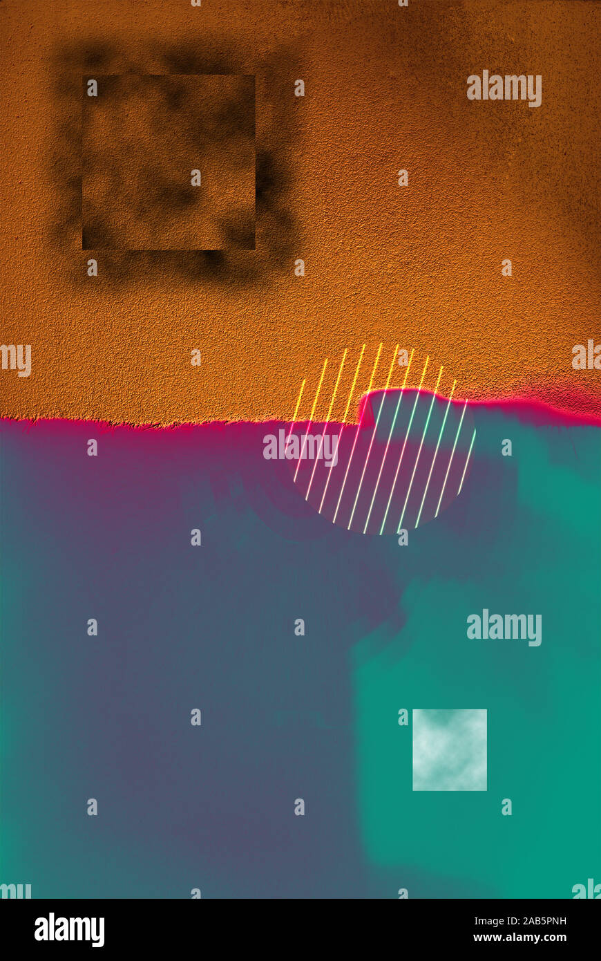 Geometric abstract. Modern digital art Stock Photo - Alamy