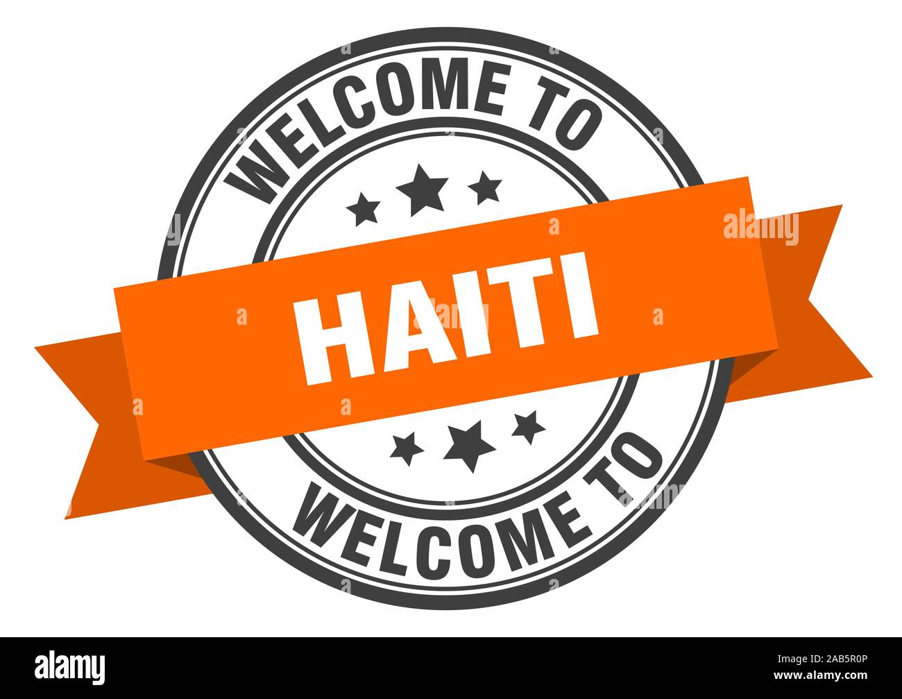 Haiti stamp. welcome to Haiti orange sign Stock Vector Image & Art - Alamy
