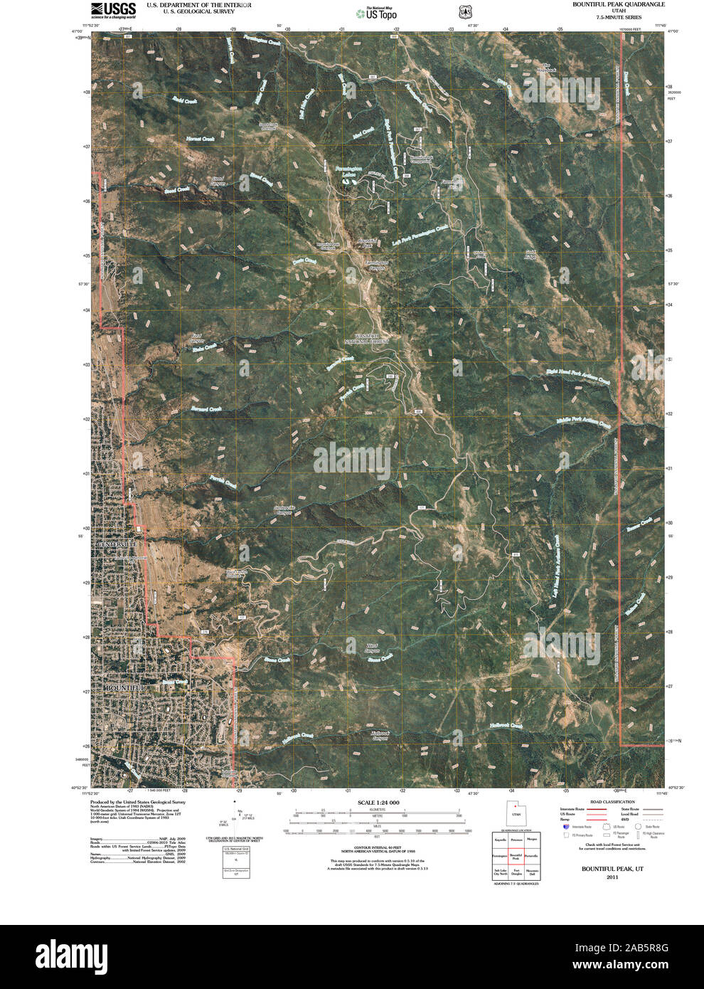 Map of bountiful hi-res stock photography and images - Alamy