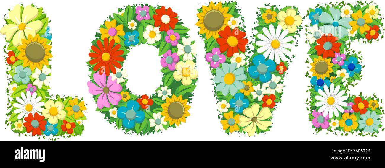 Love letters Stock Vector Images - Alamy