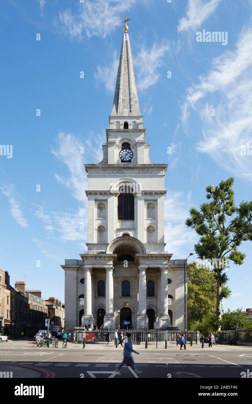 Christ Church, Spitalfields, London, designed by Nicholas Hawksmoor ...