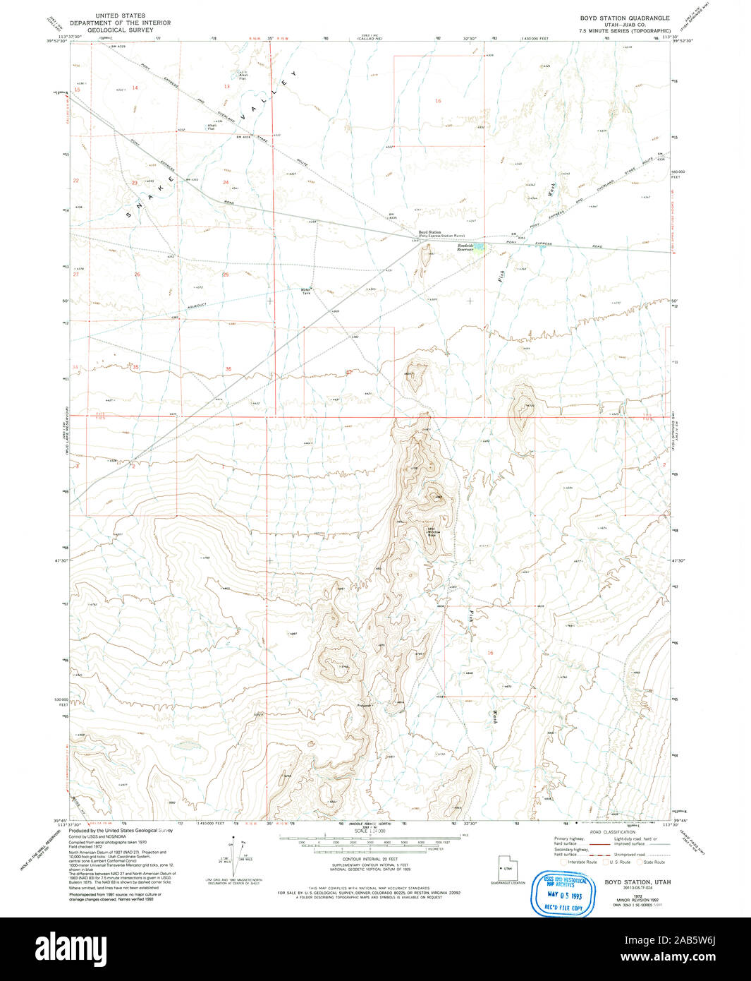 UT Boyd Station 248264 1972 24000 Restoration Stock Photo - Alamy