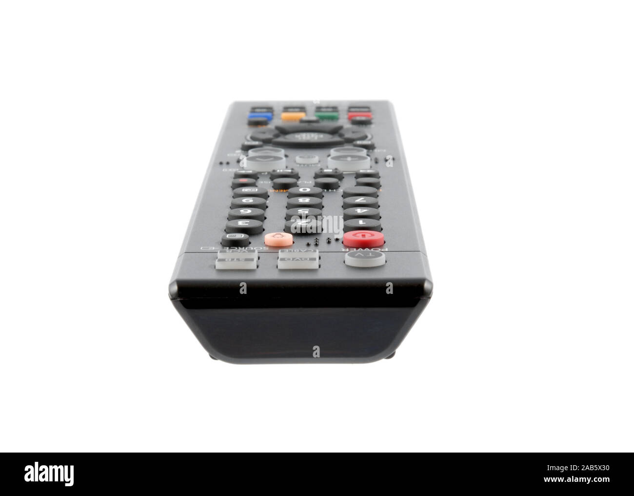 Remote control panel on a white background Stock Photo - Alamy