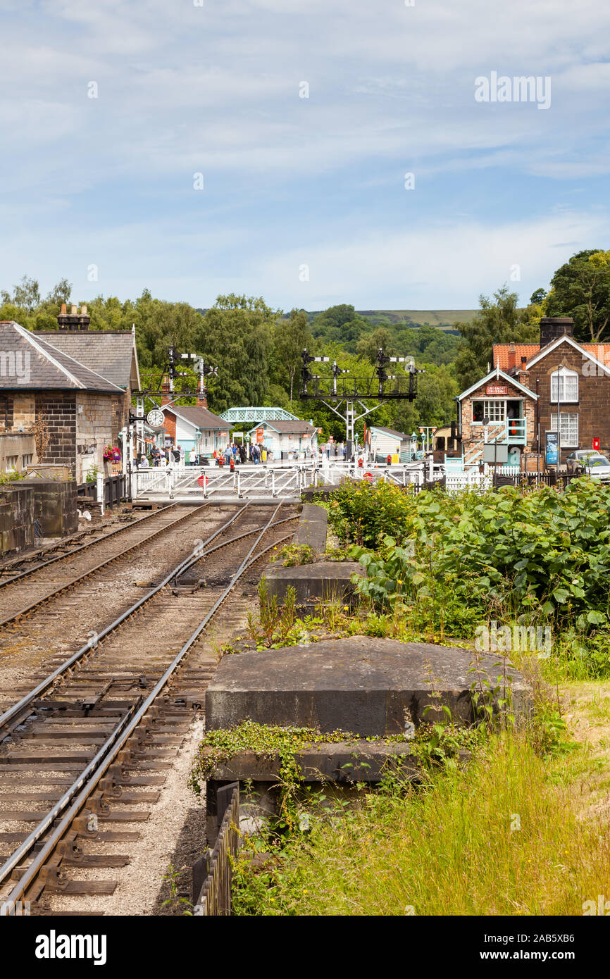 Grosmont station on north yorkshire hi-res stock photography and images ...