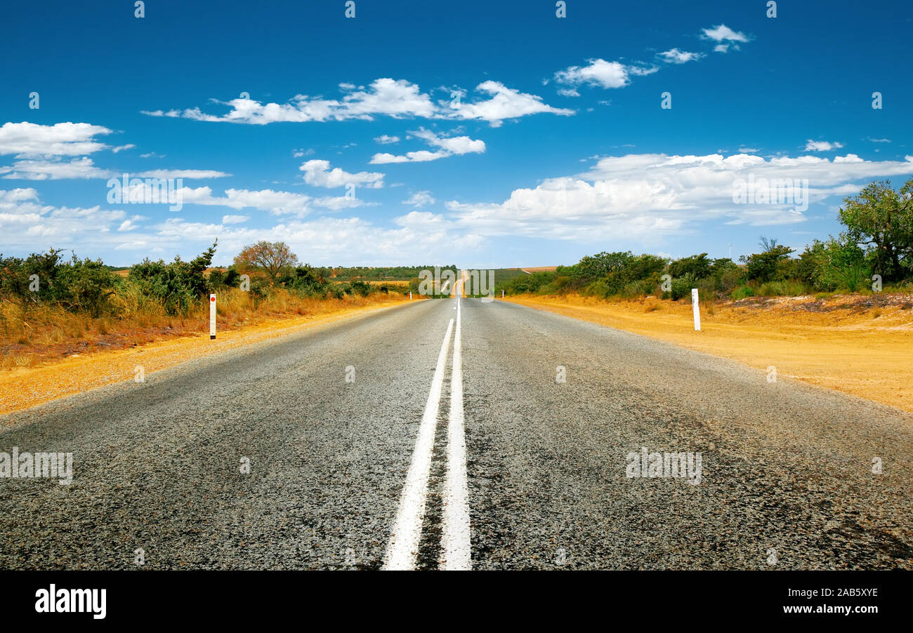 A photography of a road in Australia Stock Photo - Alamy
