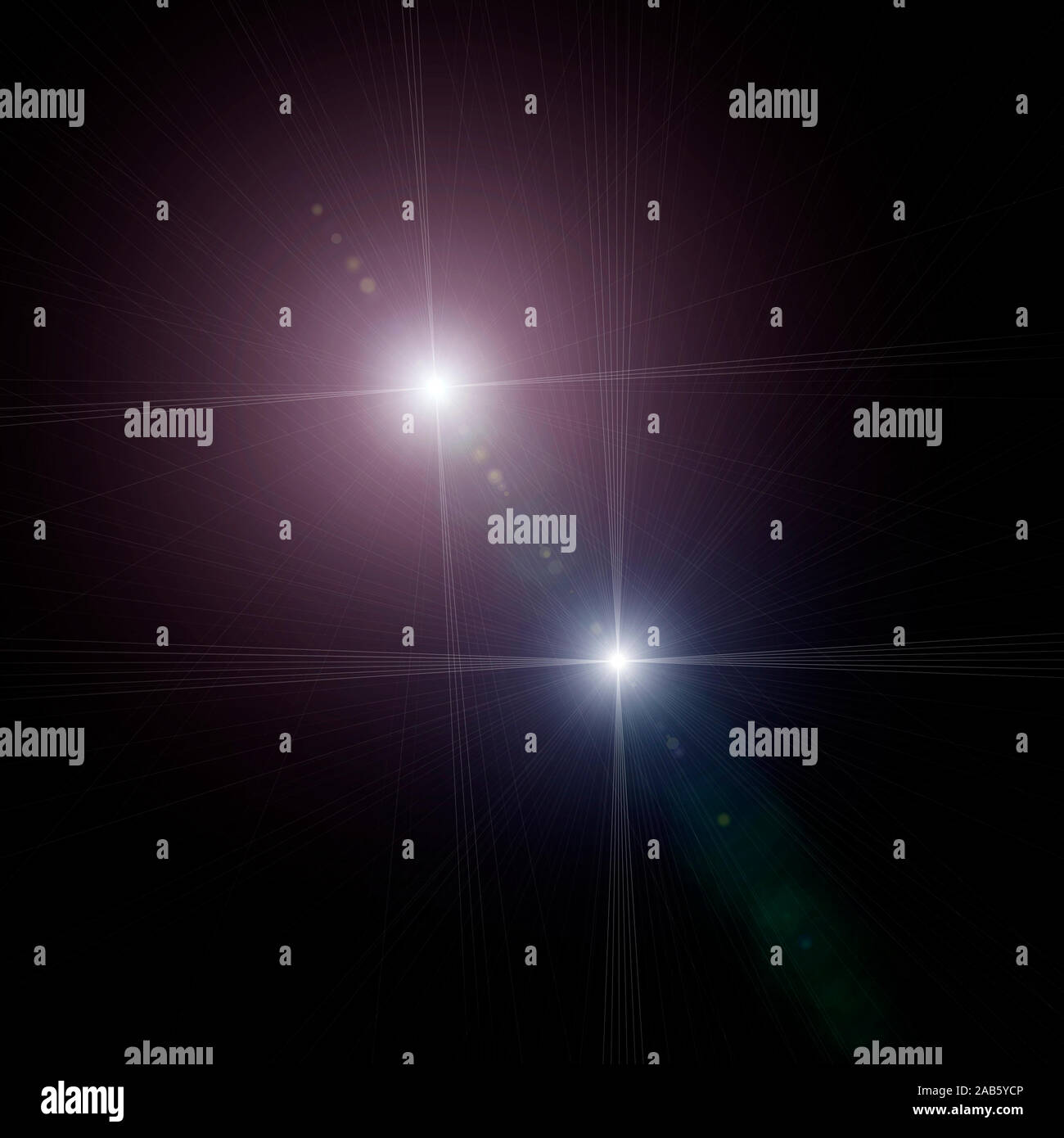 An illustration of a bright star in the sky Stock Photo - Alamy