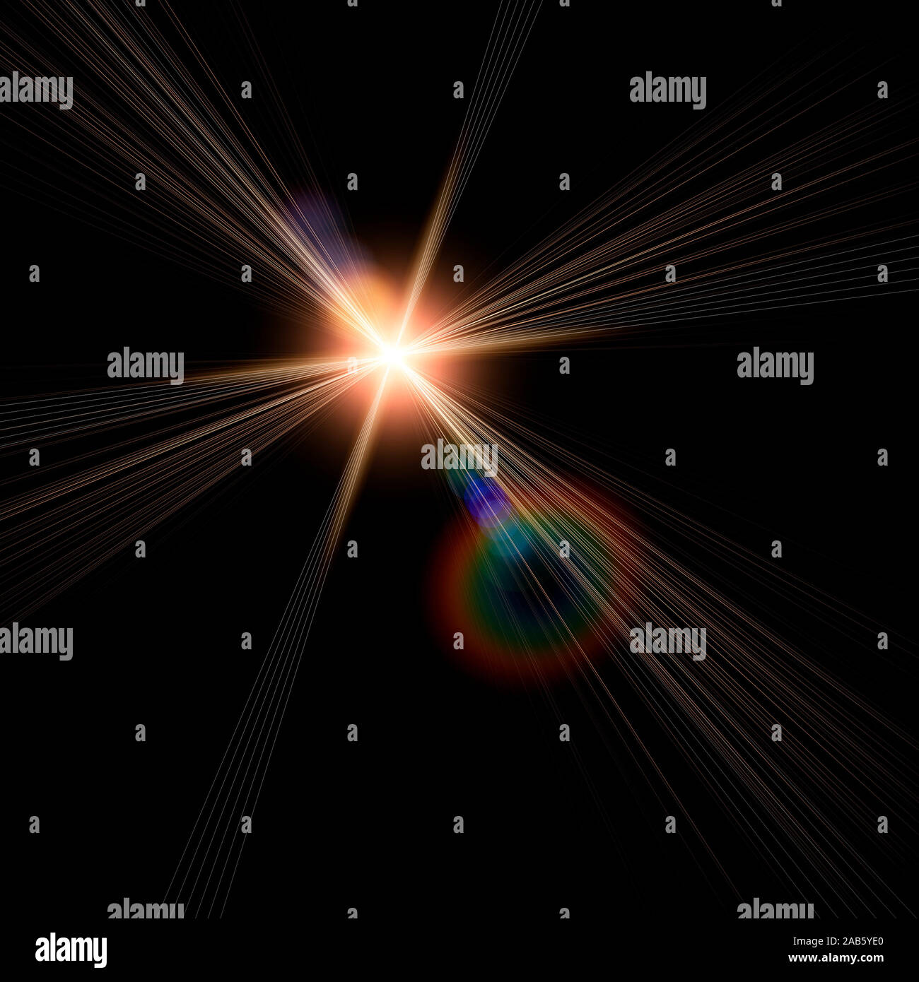 An illustration of a bright star background Stock Photo - Alamy