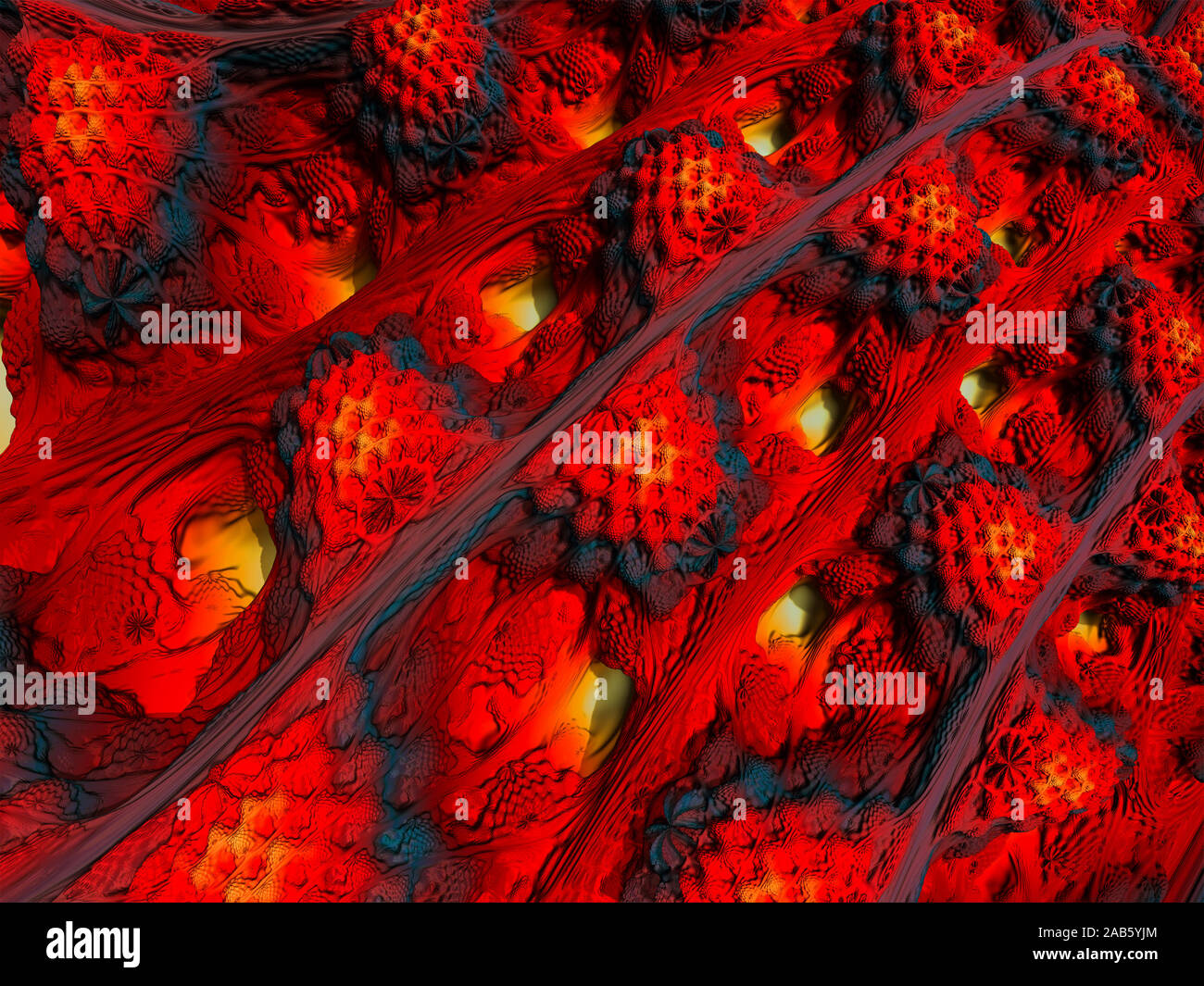 An illustration of a nice 3d fractal graphic background Stock Photo - Alamy