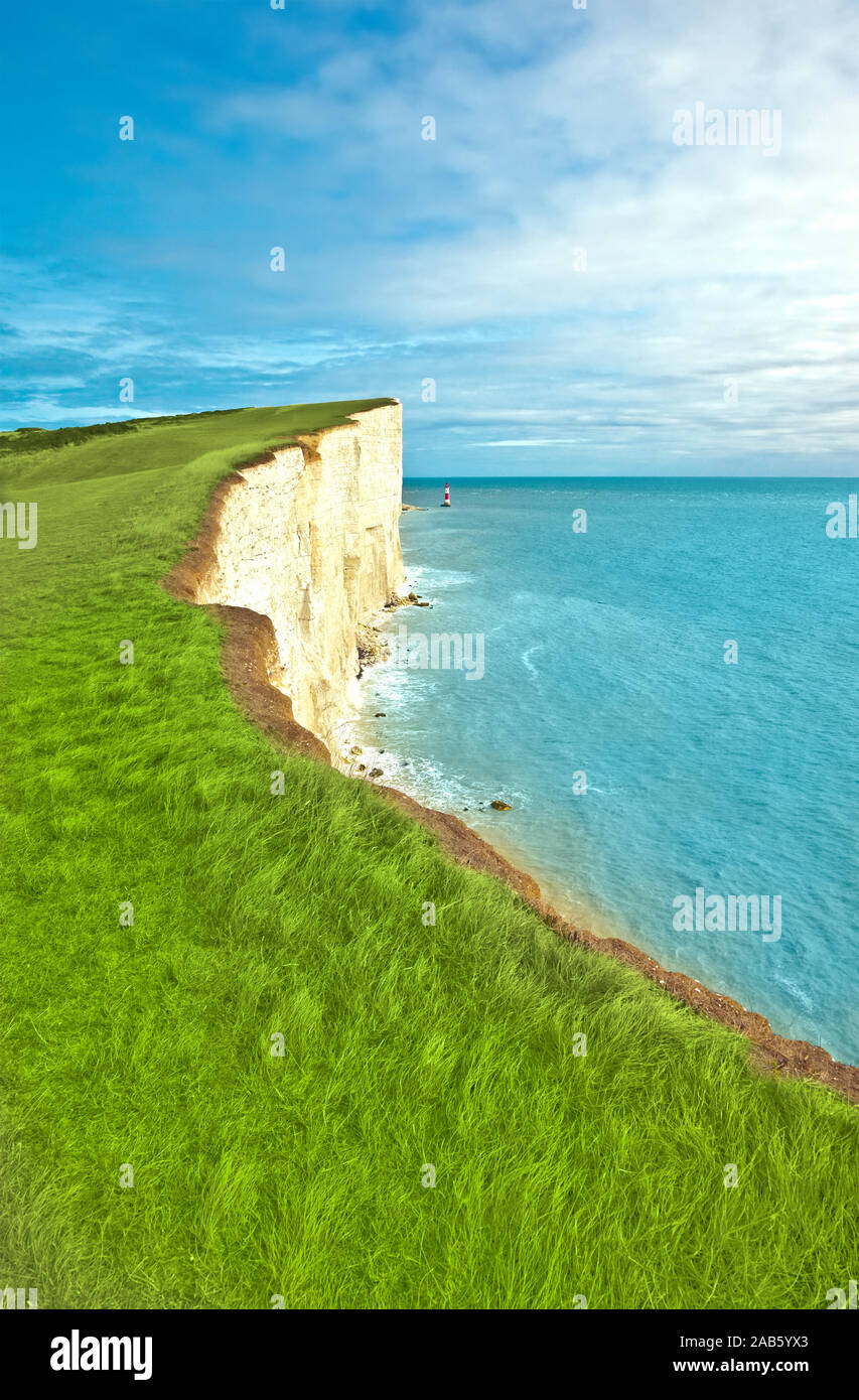 A photography of the beautiful Beachy Head Stock Photo - Alamy