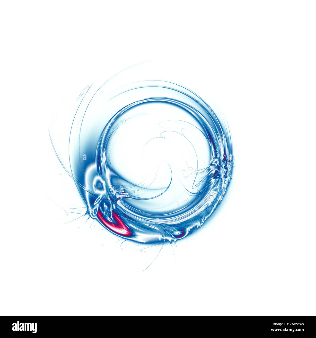 An illustration of a nice abstract blue swirl Stock Photo - Alamy