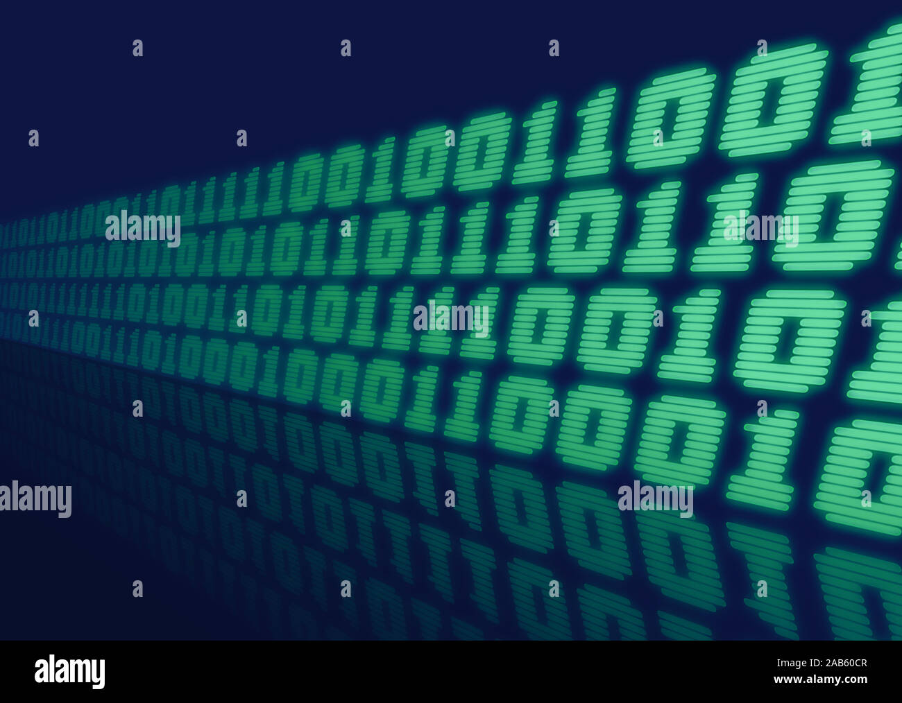 An illustration of a nice binary numbers background Stock Photo - Alamy