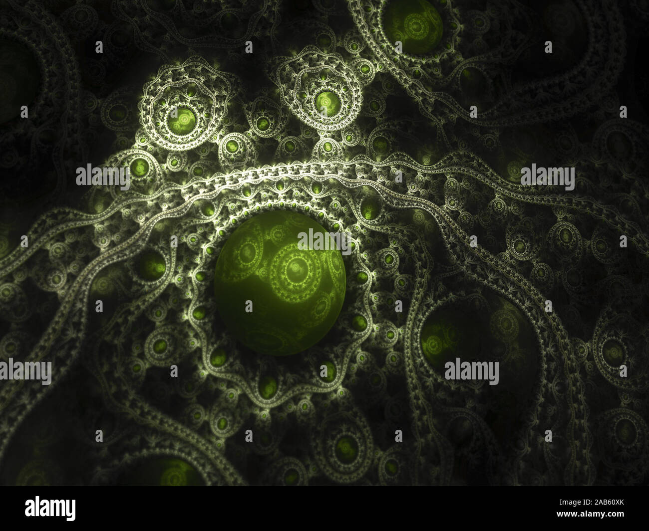 An illustration of an abstract green background Stock Photo - Alamy