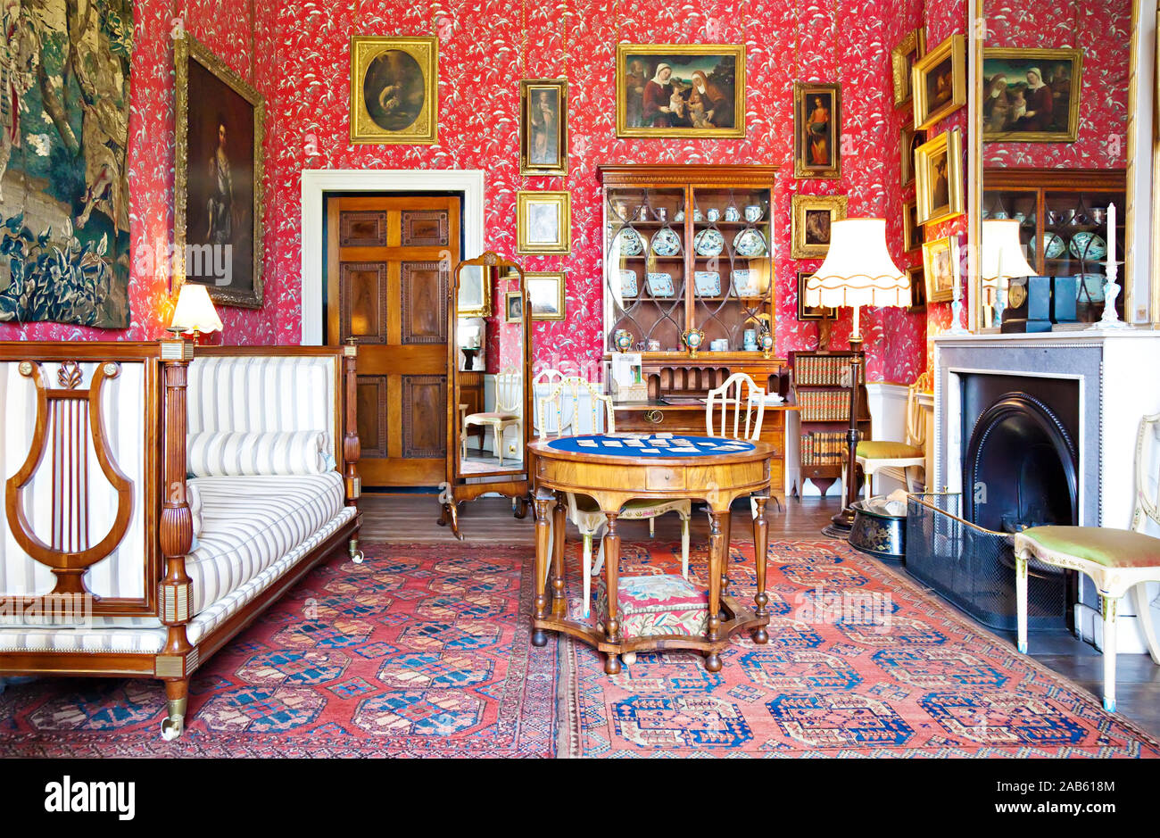A photography of an old room in a castle Stock Photo - Alamy