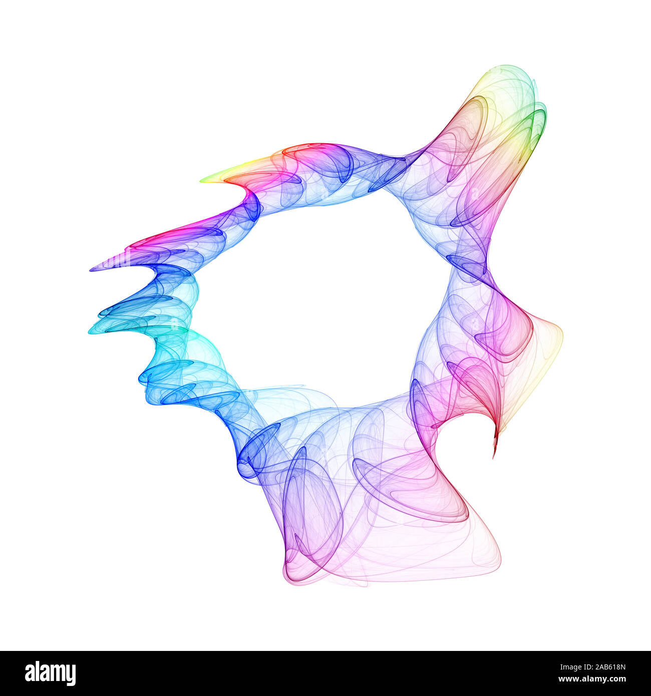 An illustration of a nice colorful swirl Stock Photo - Alamy