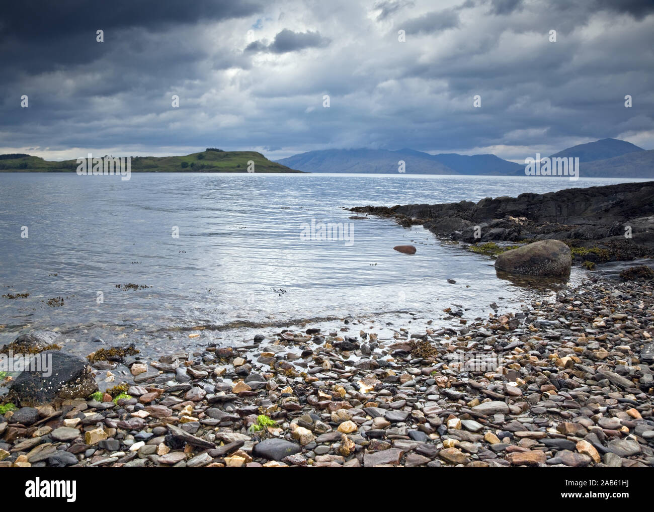 A photography of a typical scottish landscape Stock Photo - Alamy