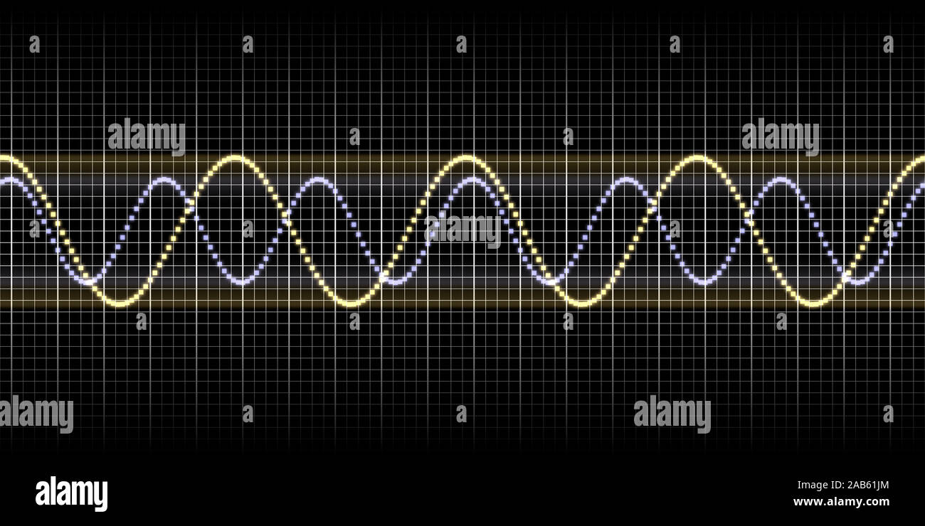An illustration of a nice sound wave graphic Stock Photo - Alamy