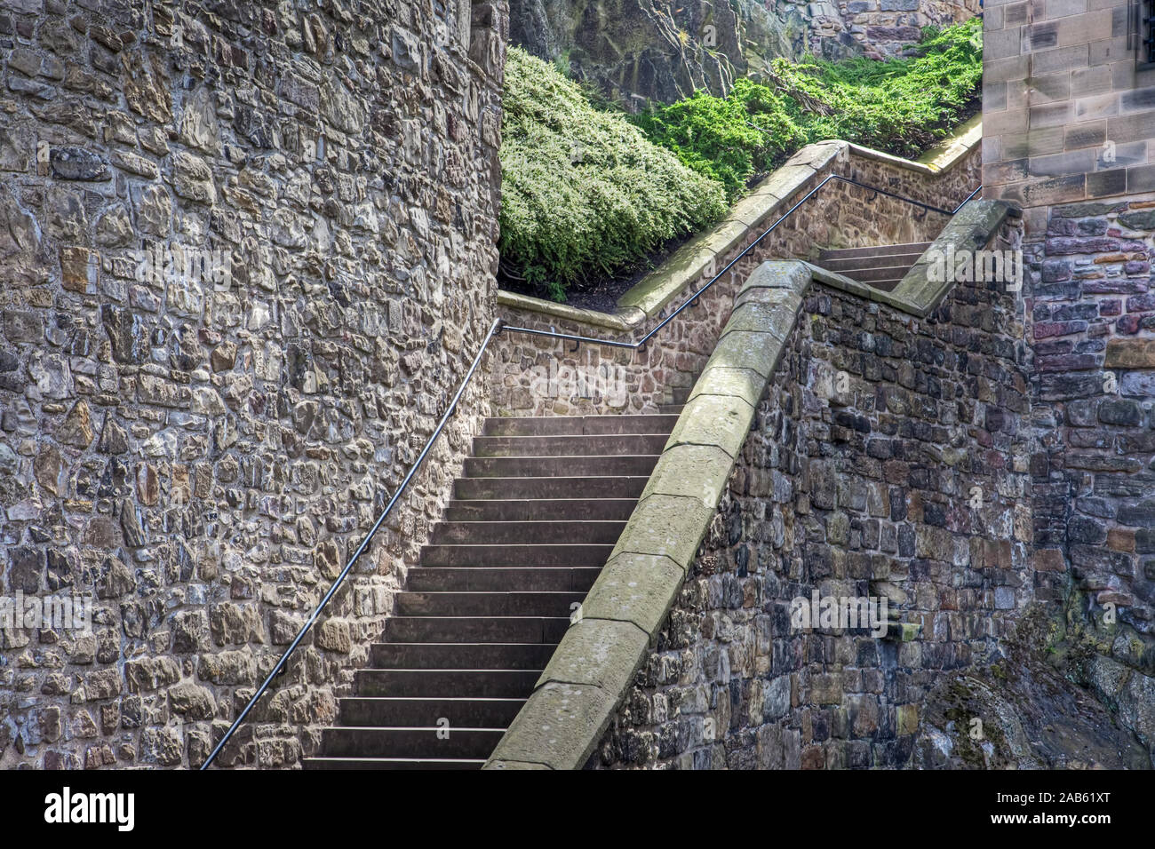 A photography of a stair way in Edinburgh Stock Photo - Alamy