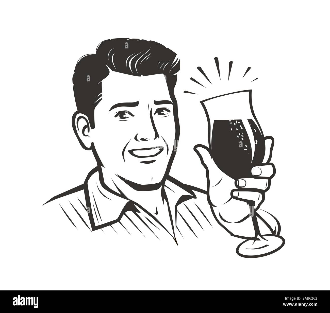 Sommelier event Stock Vector Images - Alamy