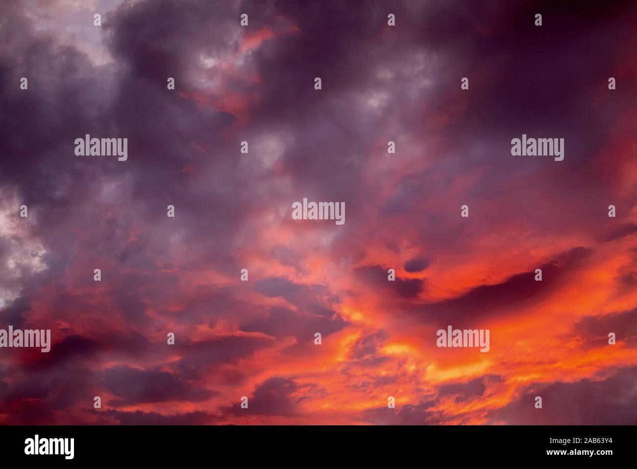 colorful storm sunset clouds Stock Photo - Alamy