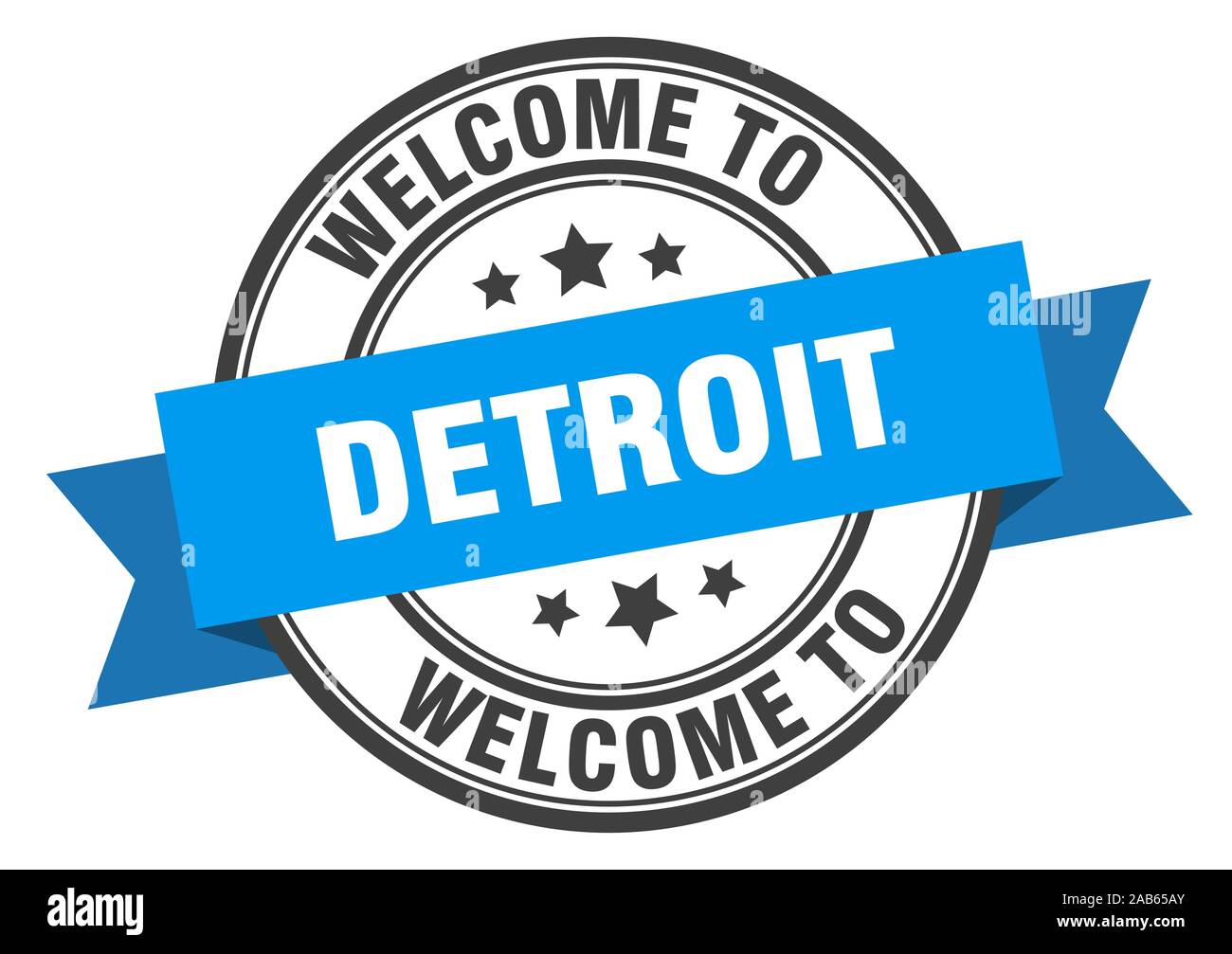 Detroit stamp. welcome to Detroit blue sign Stock Vector Image & Art ...