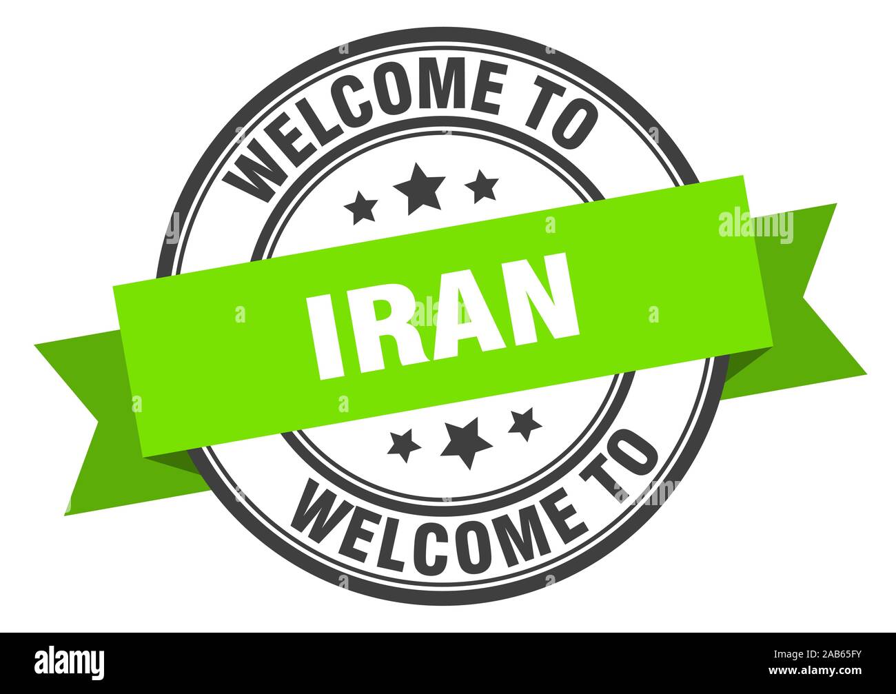 Iran stamp. welcome to Iran green sign Stock Vector Image & Art - Alamy