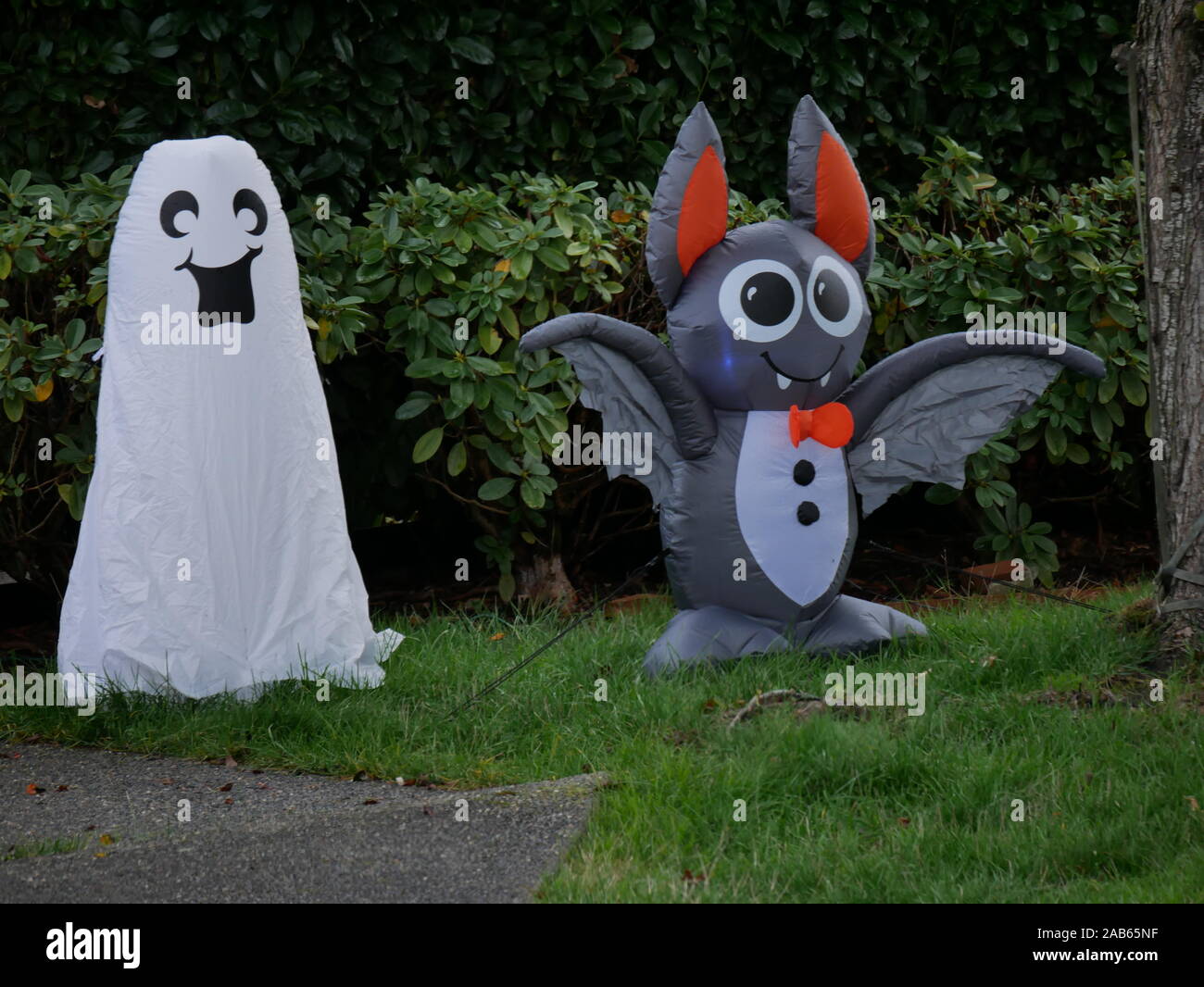 Inflatable Halloween display, Monroe,Washington,State Stock Photo - Alamy