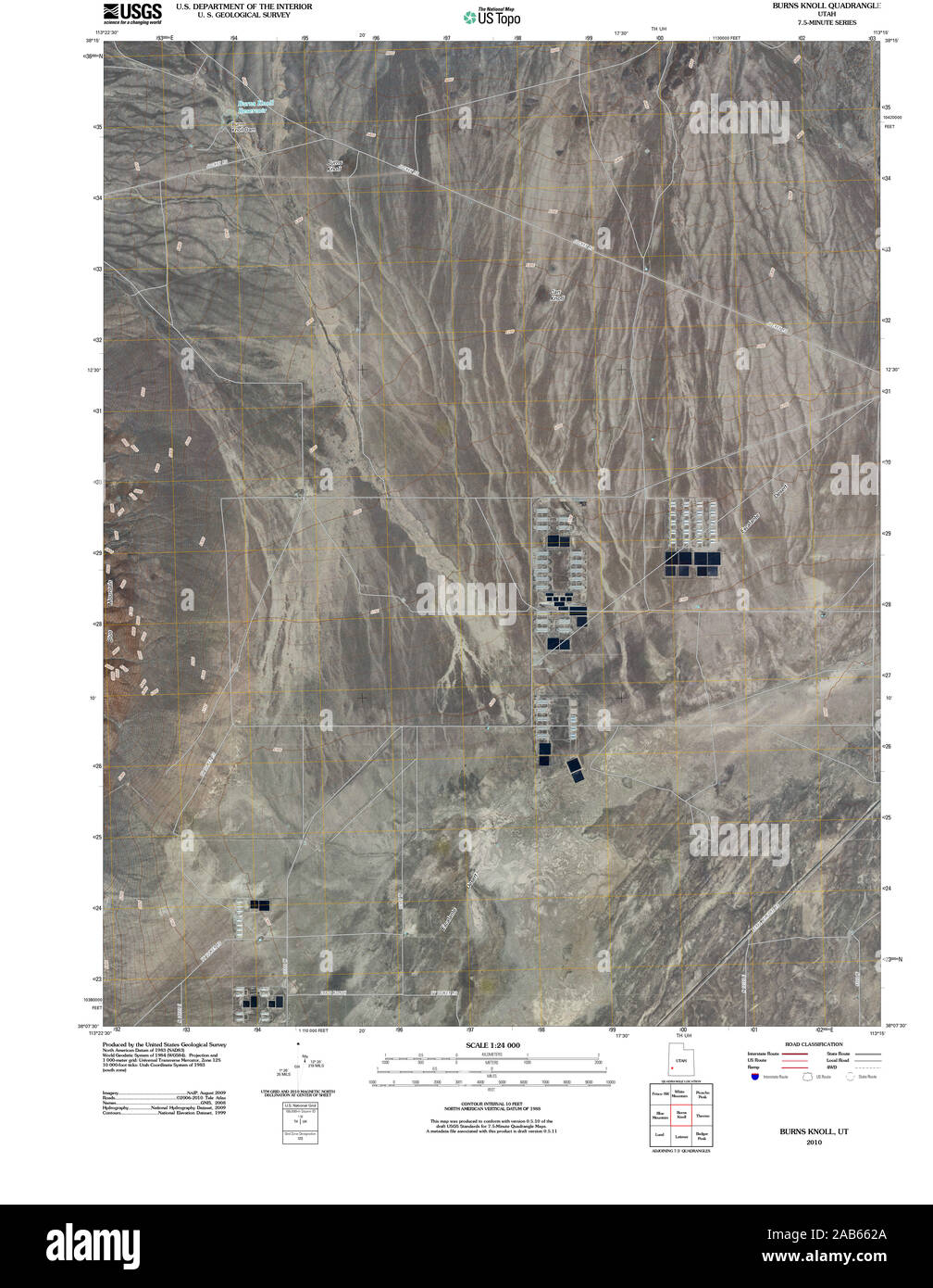 Burns map Cut Out Stock Images & Pictures - Alamy