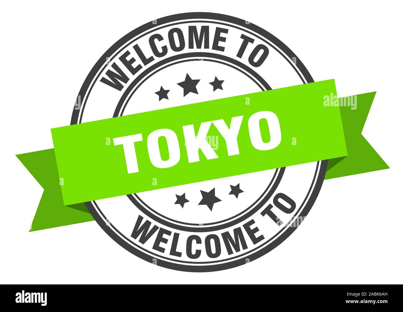 Tokyo stamp. welcome to Tokyo green sign Stock Vector Image & Art - Alamy