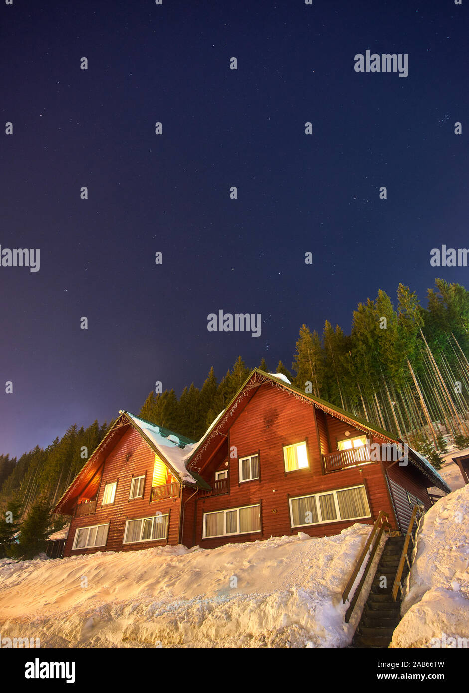 Country house night under hi-res stock photography and images - Alamy