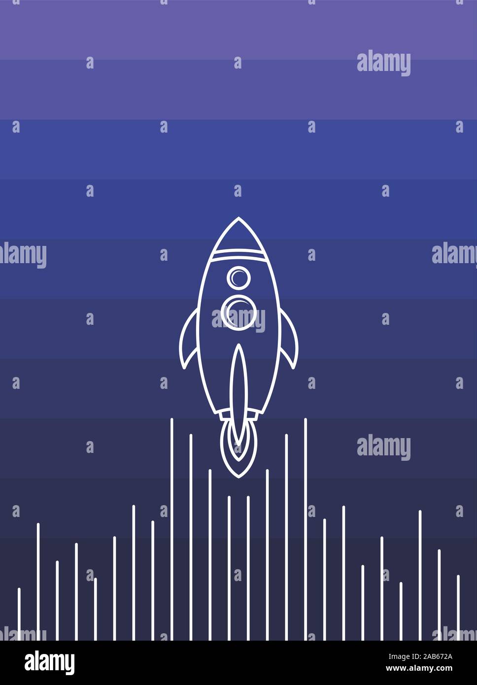 space rocket shuttle ship sign logo logotype vector art Stock Vector ...