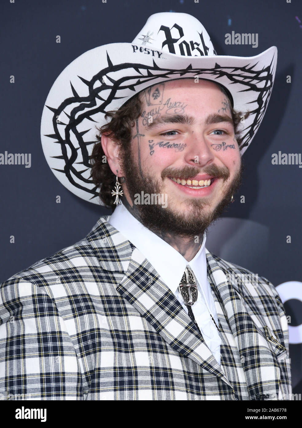 Los Angeles, California, USA. 24th Nov, 2019. Post Malone. 2019 ...