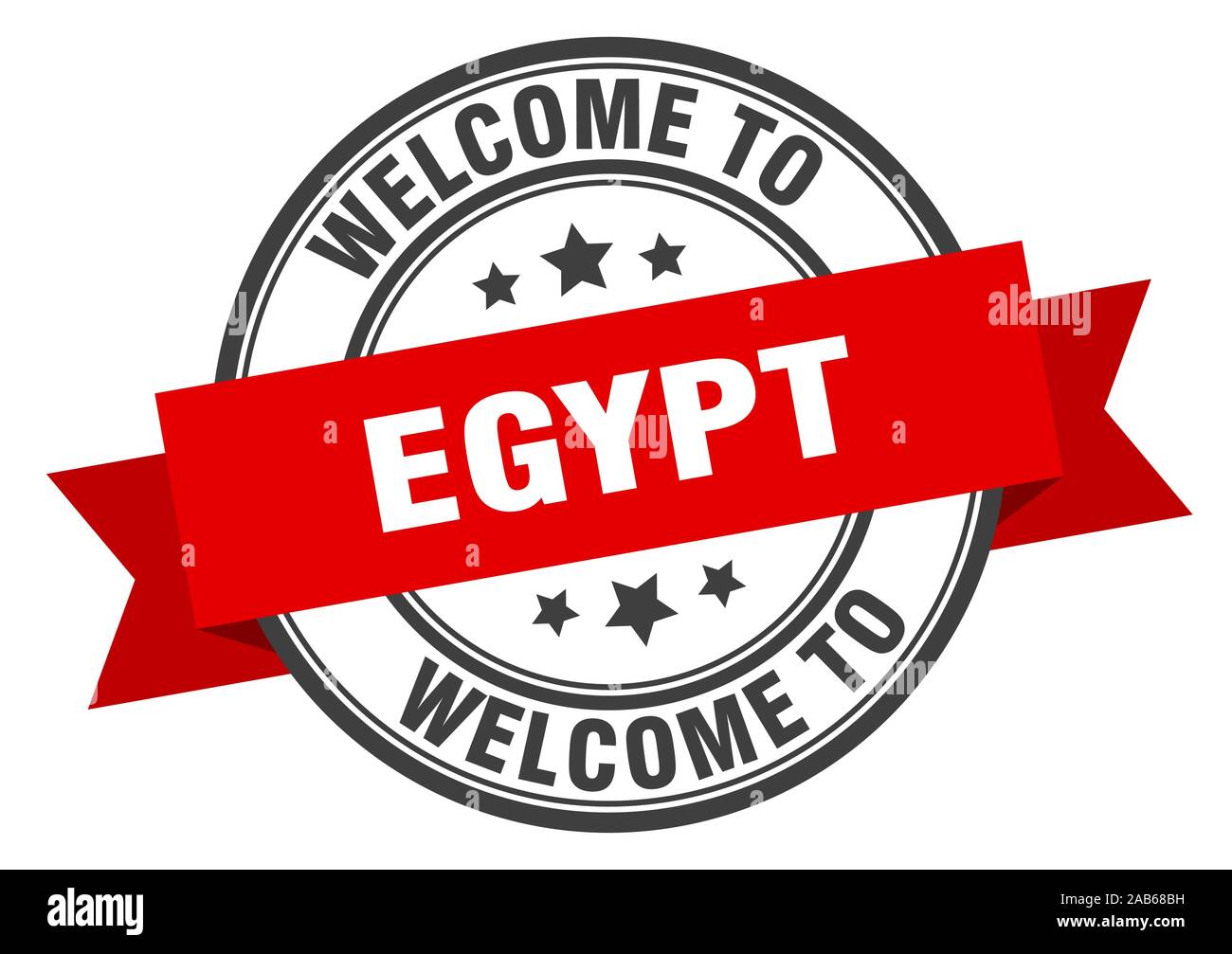 Egypt stamp. welcome to Egypt red sign Stock Vector Image & Art - Alamy