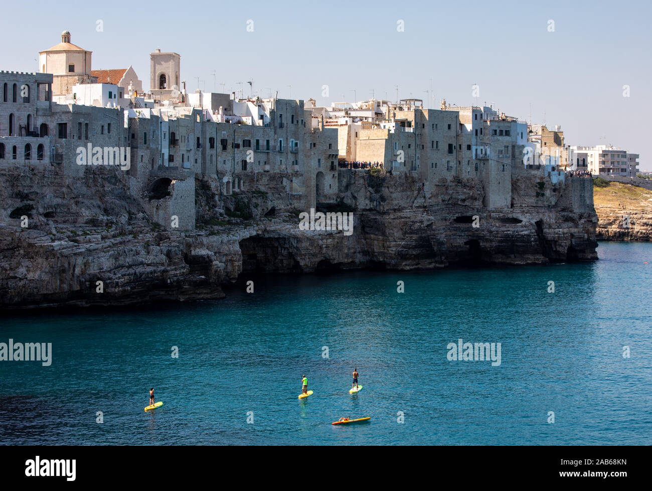 Polignano, Italy - September 17, 2019: View of Polignano a mare ...
