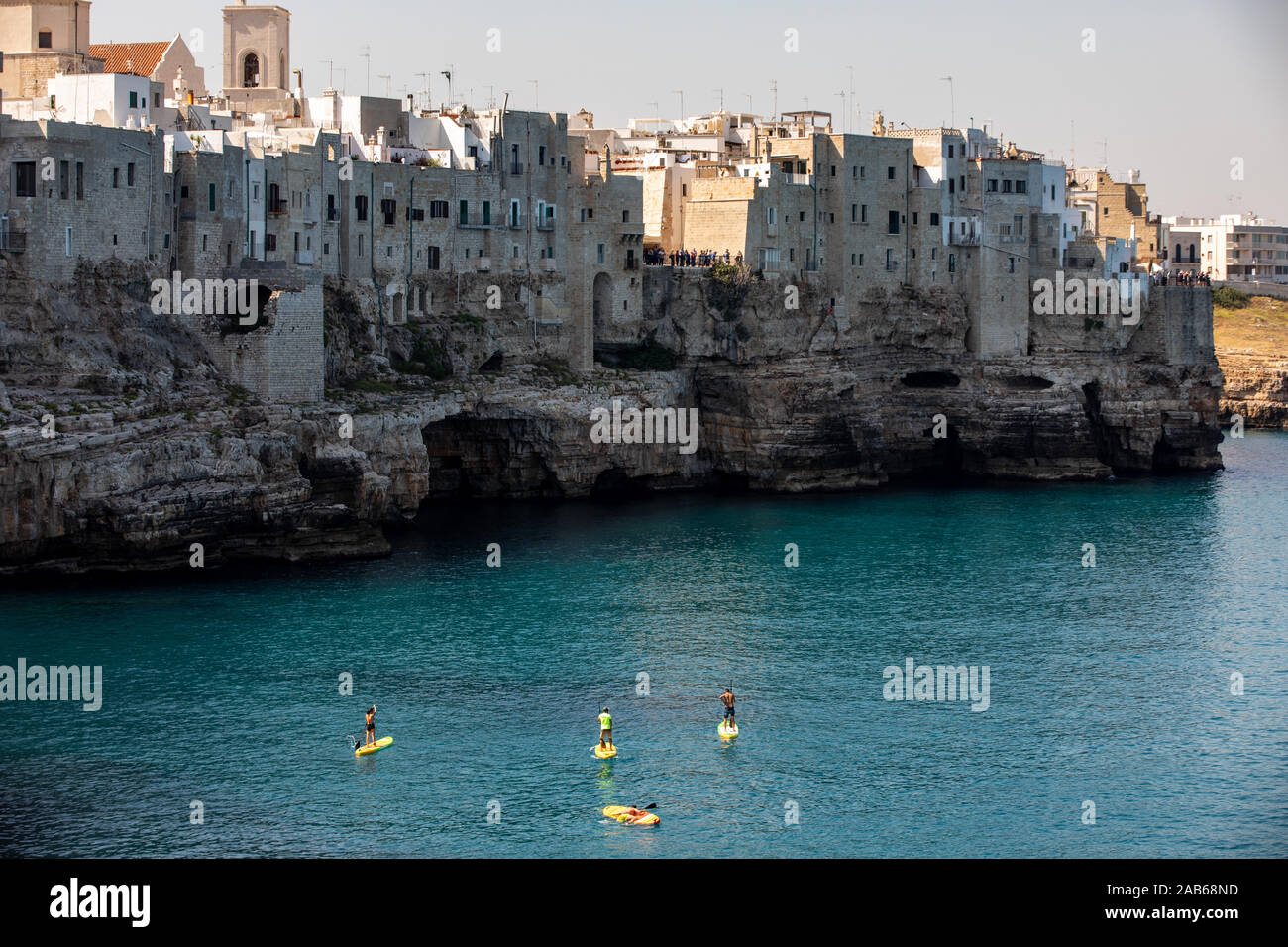 Polignano, Italy - September 17, 2019: View of Polignano a mare ...