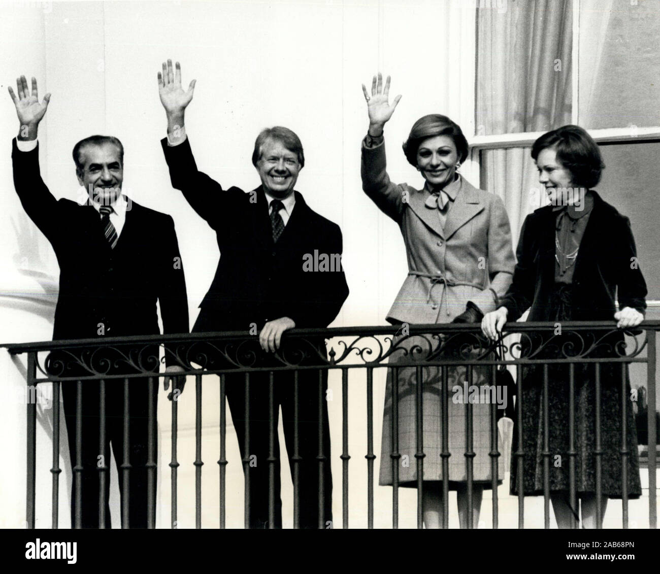 President carter and shah of iran hi-res stock photography and images ...