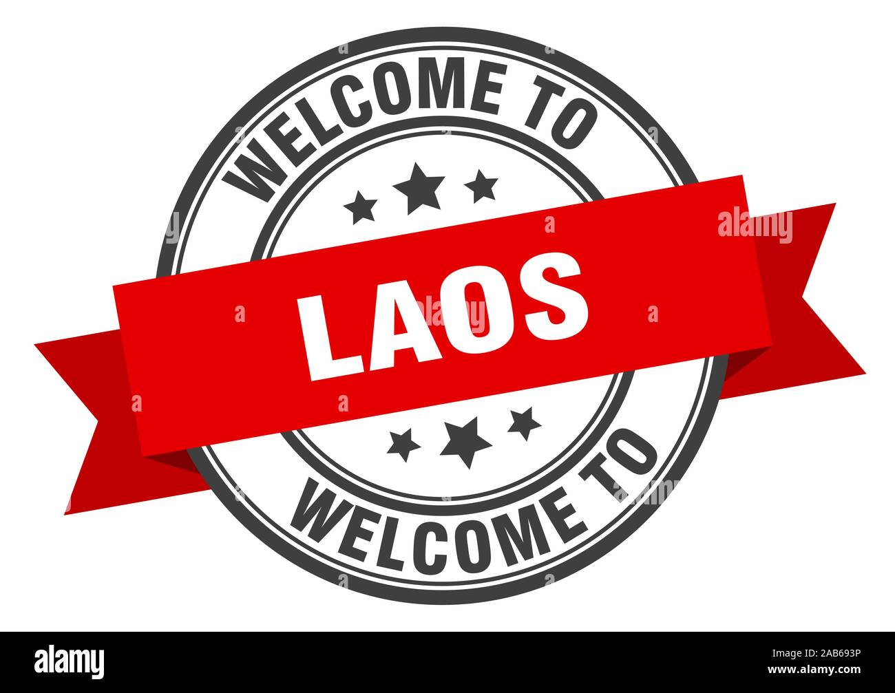 Laos stamp. welcome to Laos red sign Stock Vector Image & Art - Alamy