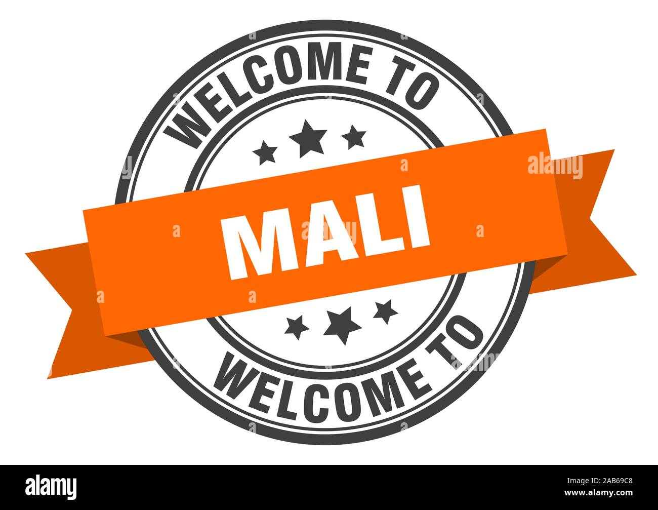 Mali stamp. welcome to Mali orange sign Stock Vector Image & Art - Alamy